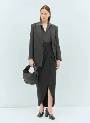 Max Mara Silk Mélange Bodysuit Shirt