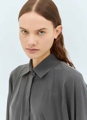Max Mara Silk Mélange Bodysuit Shirt