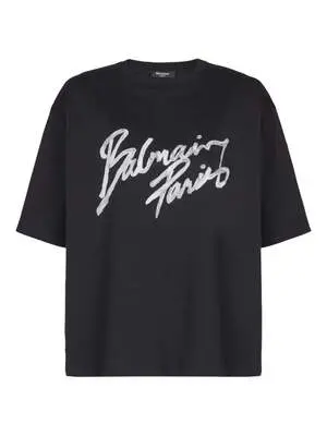 Balmain Logo T-shirt - Black