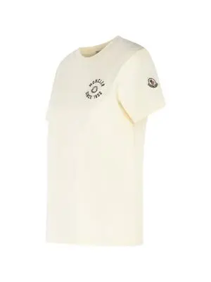 Moncler Printed Logo Cotton T-shirt