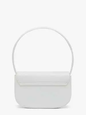 DIESEL® 1dr Leather Shoulder Bag In White
