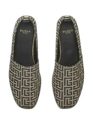 Balmain Monogram Jacquard Espadrilles - Multicolor