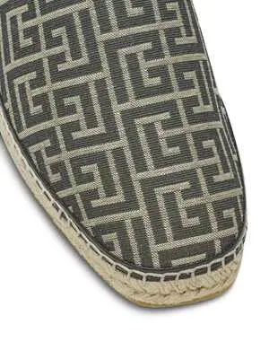 Balmain Monogram Jacquard Espadrilles - Multicolor