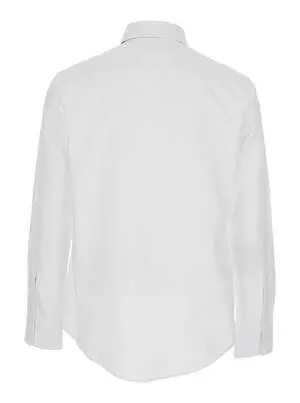 Burberry White Shirt With Button Down Collar In Cotton