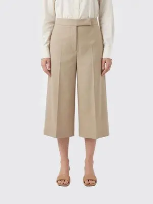 Max Mara Cropped Tailored Shorts - Brown