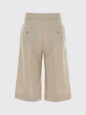 Max Mara Cropped Tailored Shorts - Brown