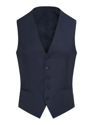 Tagliatore Tailored Wool Suit With Vest