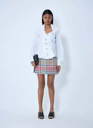 VIVIENNE WESTWOOD Plaid Mini Skirt