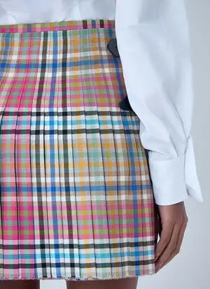 VIVIENNE WESTWOOD Plaid Mini Skirt