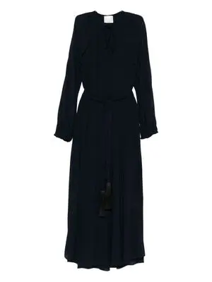 FORTE_FORTE Crepe De Chine Long Dress - Multicolor