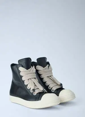 Rick Owens Jumbolace Low-top Leather Sneakers