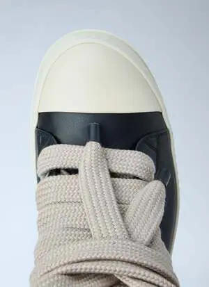Rick Owens Jumbolace Low-top Leather Sneakers