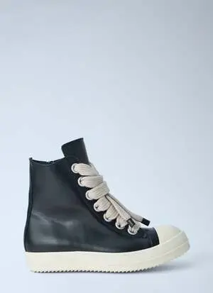 Rick Owens Jumbolace Low-top Leather Sneakers