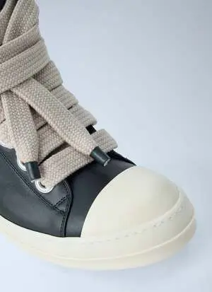 Rick Owens Jumbolace Low-top Leather Sneakers