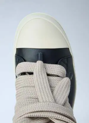 Rick Owens Jumbolace Low-top Leather Sneakers