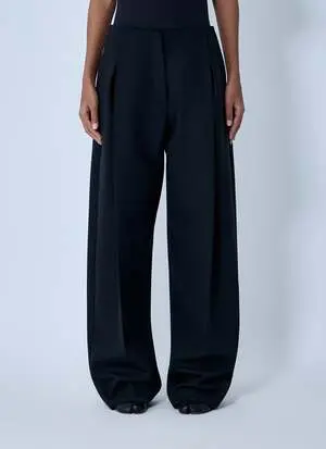 Sportmax Wool-blend Wide-leg Tailored Pants