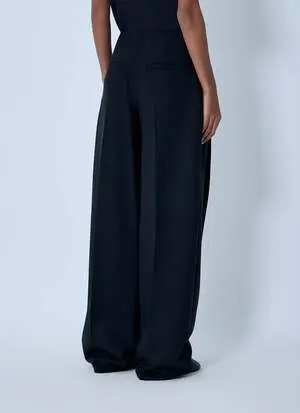 Sportmax Wool-blend Wide-leg Tailored Pants