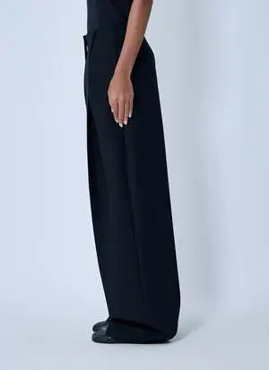 Sportmax Wool-blend Wide-leg Tailored Pants