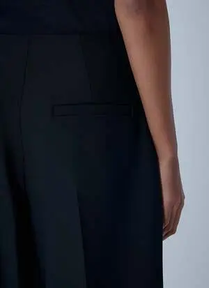 Sportmax Wool-blend Wide-leg Tailored Pants