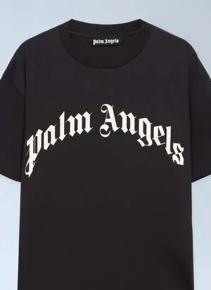 Palm Angels Curved Logo Reg T-shirt