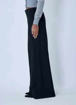 Marni High-waisted Wide-leg Wool Tailored Pants