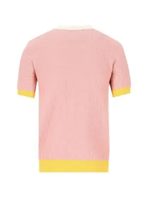 Fendi Color Block Ff Knit Top - Multicolor