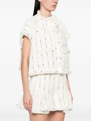 Sacai Tweed Vest - Multicolor