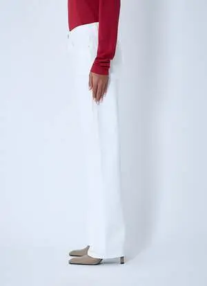 TOTEME Twisted Seam Wide-leg Jeans - Multicolor