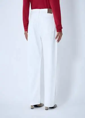 TOTEME Twisted Seam Wide-leg Jeans - Multicolor