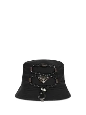 Prada Nylon Bucket Hat - Black