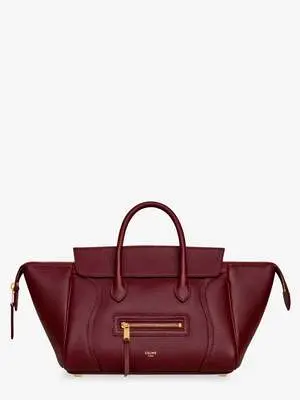 Celine Leather Luggage Shoulder Bag - Multicolor