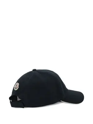 Moncler Logo Cotton Baseball Cap
