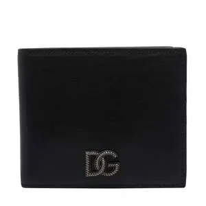 Dolce & Gabbana Dg Logo Bifold Wallet - Black