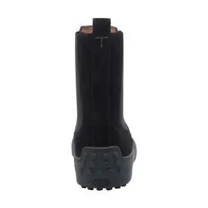 TOD'S Suede Lace-up Ankle Boots With Rubber Sole