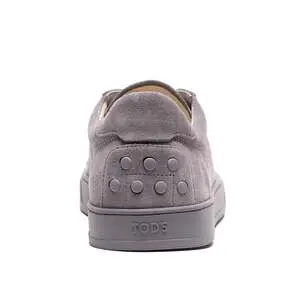 TOD'S Suede Lace-up Sneakers - Gray