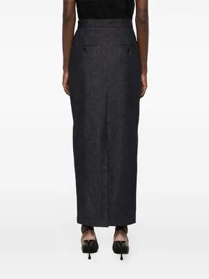 Max Mara Cotton Long Skirt - Multicolor