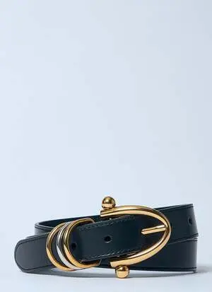 Chloé Leather Bracelet Belt With Gold-tone Hardware - Black