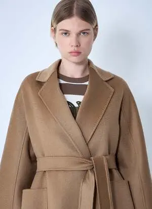 Max Mara Cashmere Coat - Multicolor