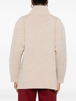 Max Mara Cashmere Turtleneck Sweater - Multicolor