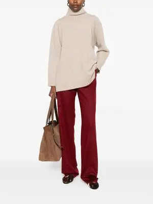 Max Mara Cashmere Turtleneck Sweater - Multicolor