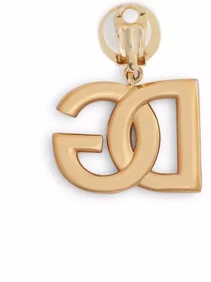 Dolce & Gabbana Dg Logo Drop Earrings - Multicolor
