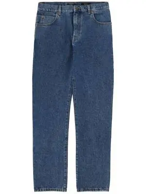 Balmain Straight Denim Jeans - Blue