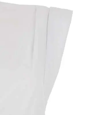 Isabel Marant Étoile Maisan" Asymmetrical Cotton T-shirt With Embroidered Logo - White