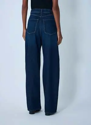 Sportmax Five-pocket Jeans With Button Detailed Side Seams