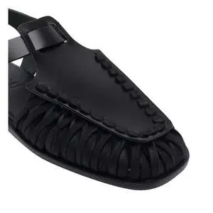 Hereu Alaro Leather Sandals - Black