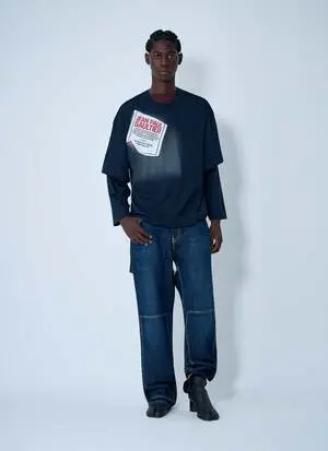 JEAN PAUL GAULTIER Cut-out Denim Jeans