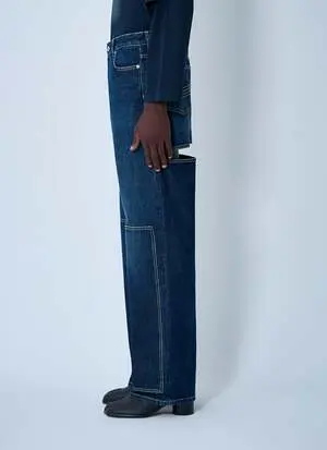 JEAN PAUL GAULTIER Cut-out Denim Jeans