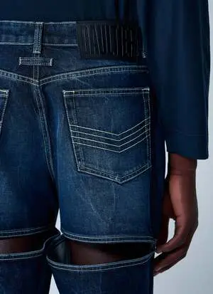 JEAN PAUL GAULTIER Cut-out Denim Jeans