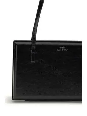 TOTEME Naplack Cocktail Shoulder Bag - Black