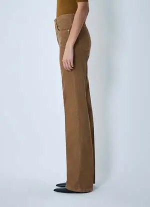 Saint Laurent Clyde Corduroy Pants - Cream
